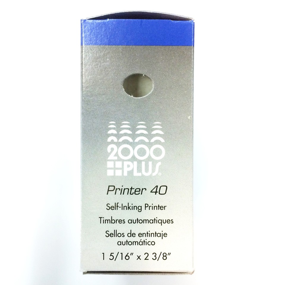 2000 PLUS PRINTER 40 CUSTOM STAMP KIT SELF INMKNEW IN BOX. No Letters ...