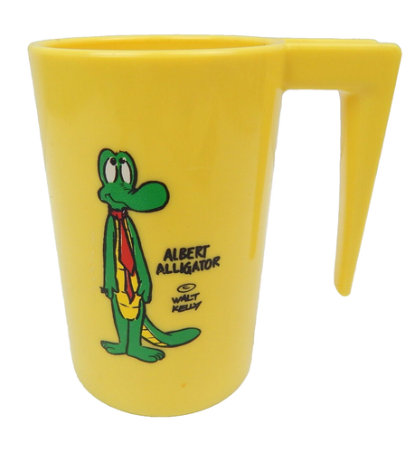 6R Albert Alligator Walt Kelly Plastic Cup Mug Pogo Cartoon Vintage! | eBay