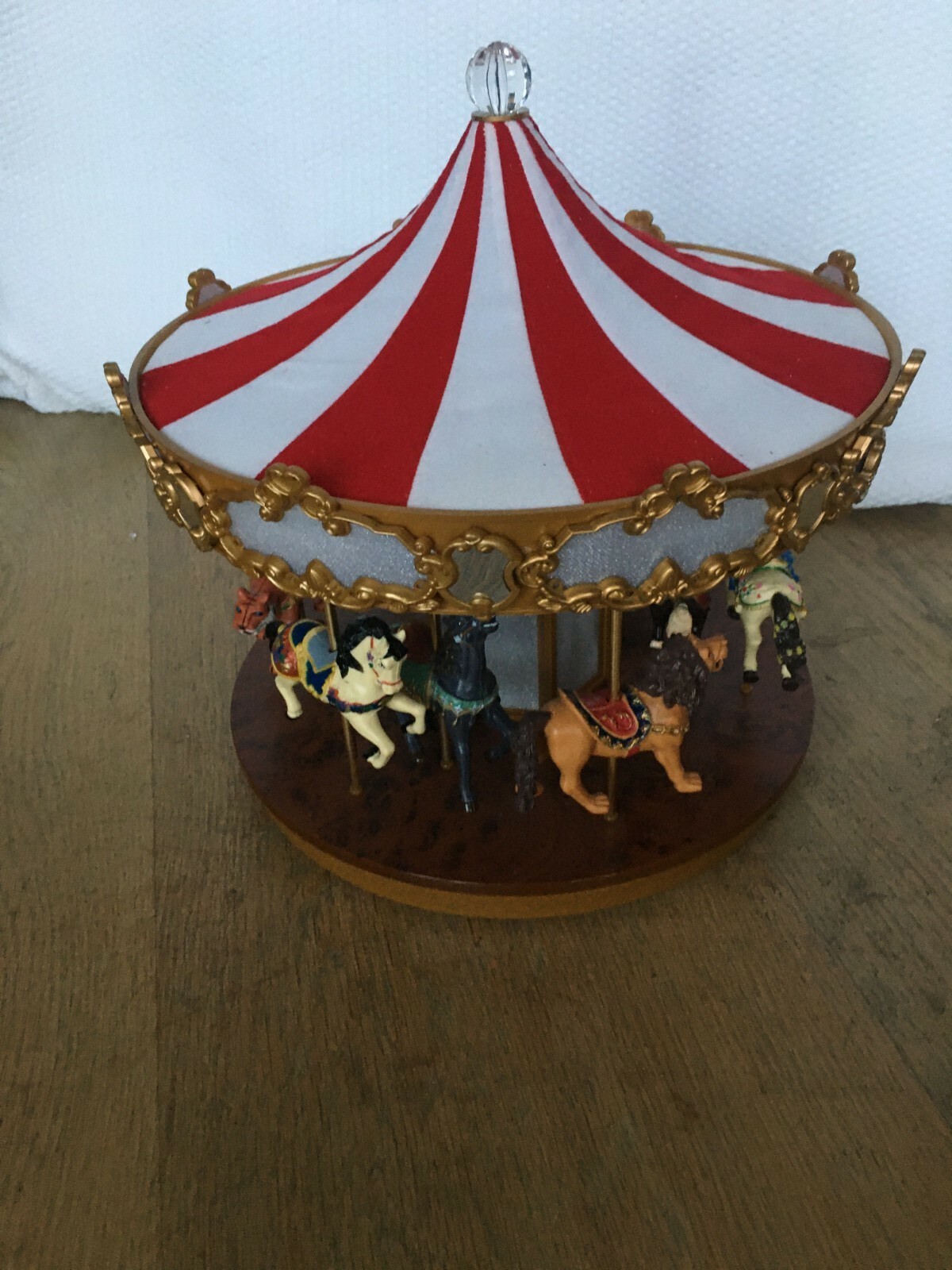 Christmas Merry Go Round in Working Condition | eBay