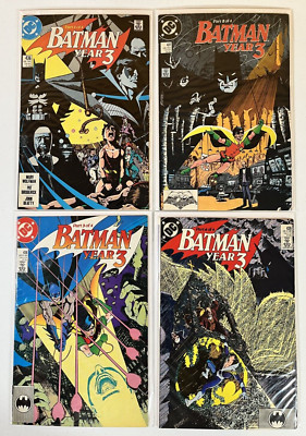 BATMAN #436-439 YEAR 3 Complete 1-4 full set (DC 1989) | eBay