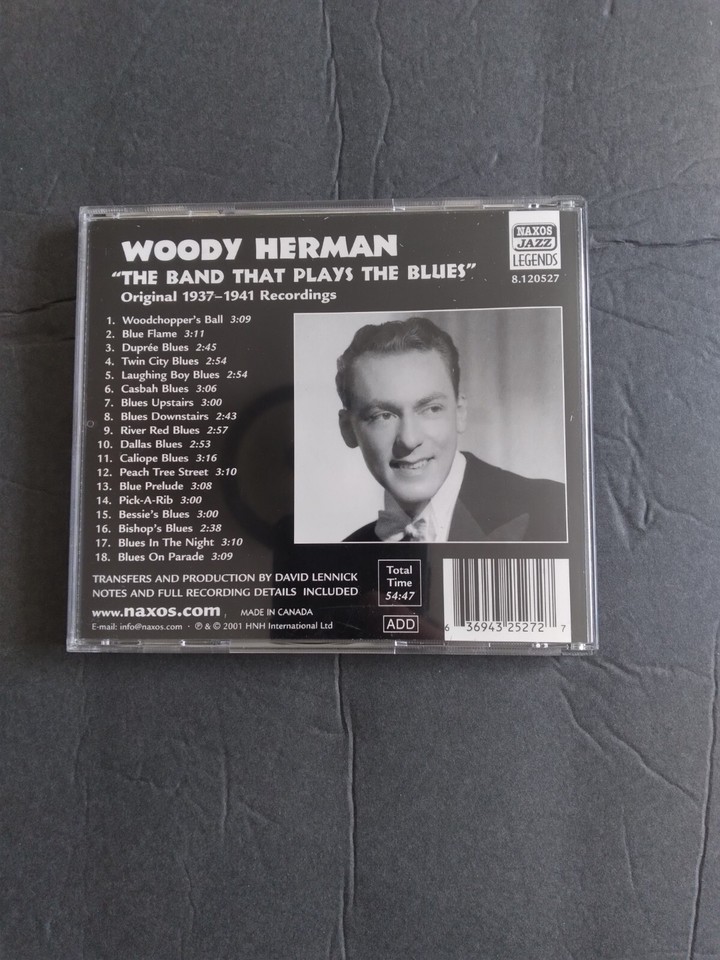 Woody Herman Band That Plays The Blues: 1937-1941 (CD) Album | eBay