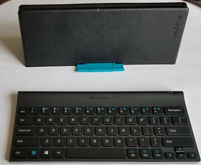 Logitech 820-005162 Wireless Keyboard with Case Stand 97855078087| eBay