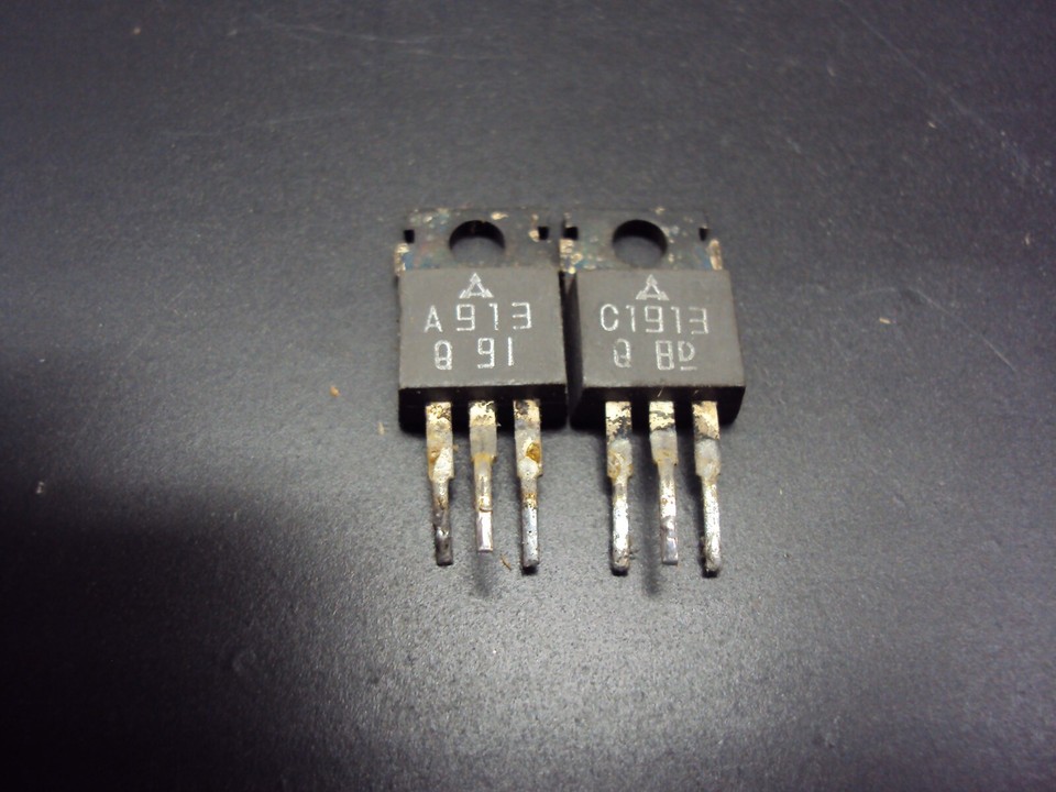 Transistors C913 & C1913. 1 Pair. Pulled Part. TestedWith Curve Tracer ...