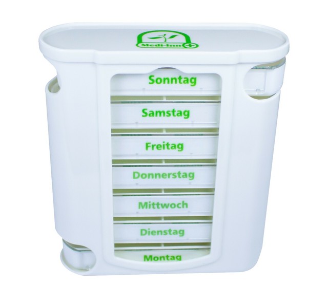 Medi-Inn Wochendispenser 7 Tage Tablettenbox Medikamentenspender ...