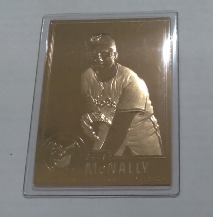 1996 Danbury Mint 22KT Gold Dave McNally Baseball Card Orioles | eBay