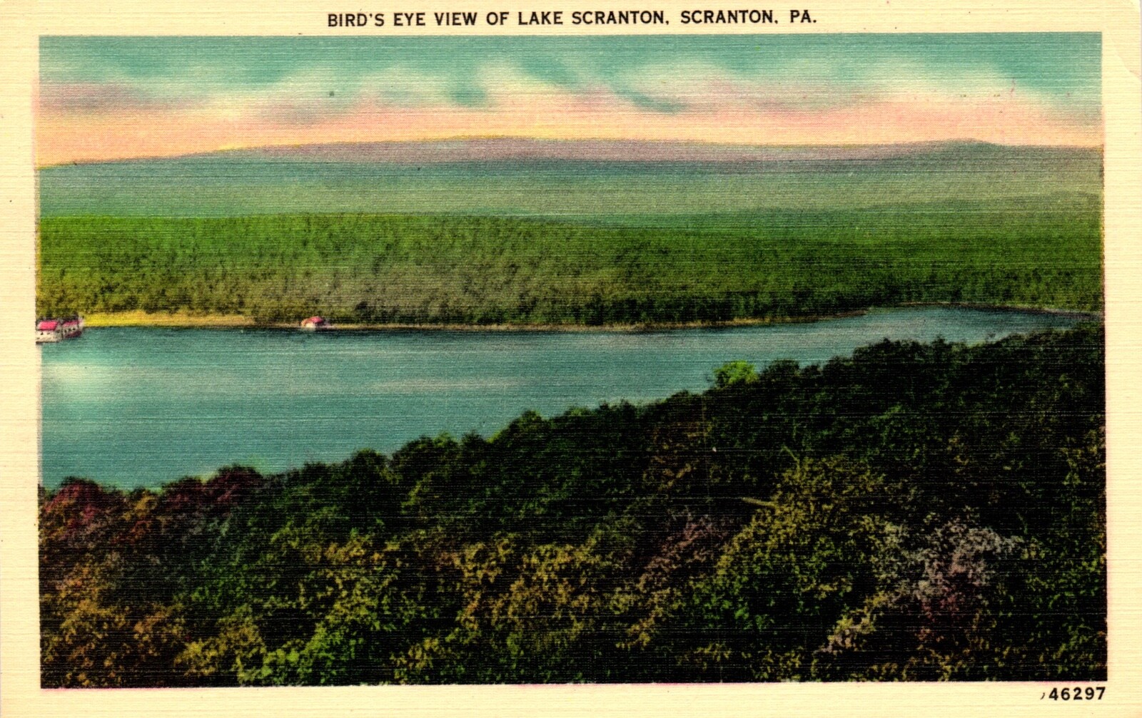 Postcard Birdseye view of Lake Scranton, Scranton, Pennsylvania | eBay