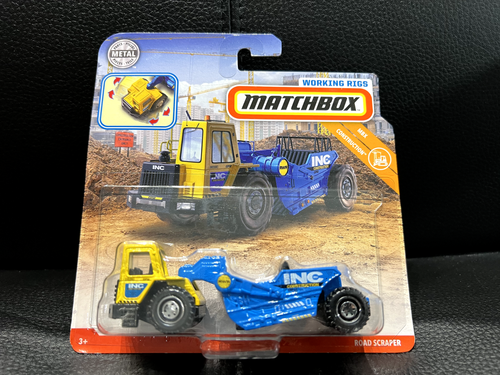 Matchbox INC Construction Road Scraper no Hot Wheels | eBay