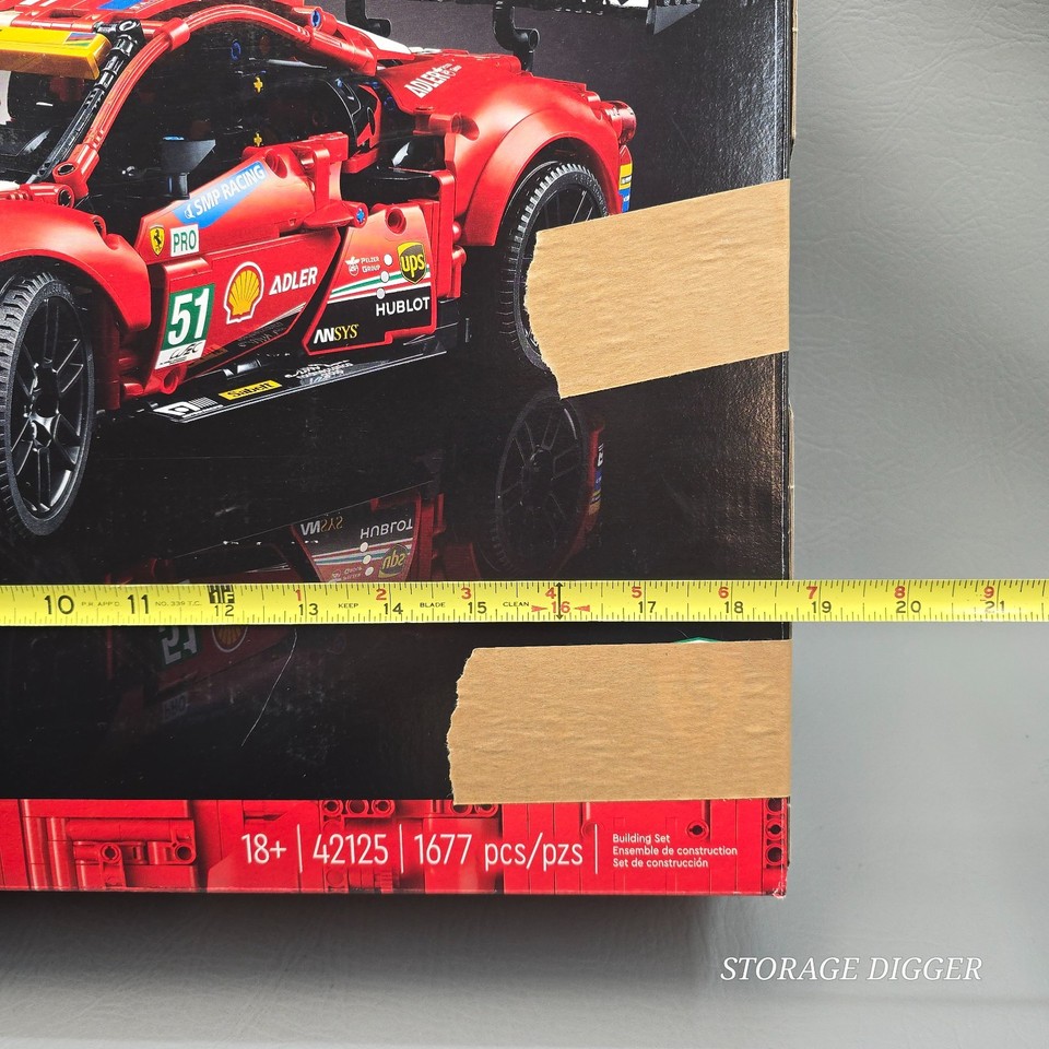 NEW LEGO Technic Ferrari 488 GTE AF Corse #51 Building Set, #42125 ...