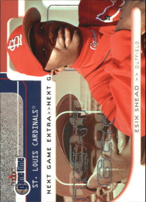 2001 Fleer Game Time Next Game Extra #95 Esix Snead /200 - NM-MT | eBay