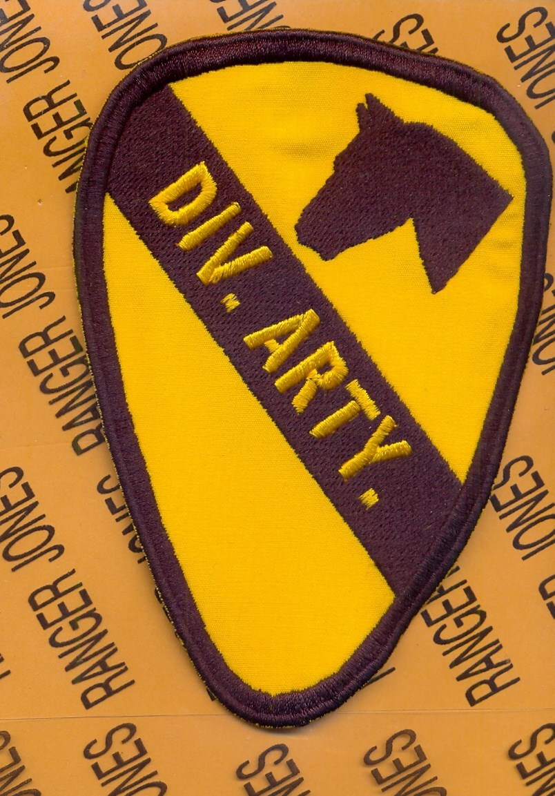 US Army 1st Cavalry Division DIV. ARTY. Artillery 5" patch | eBay