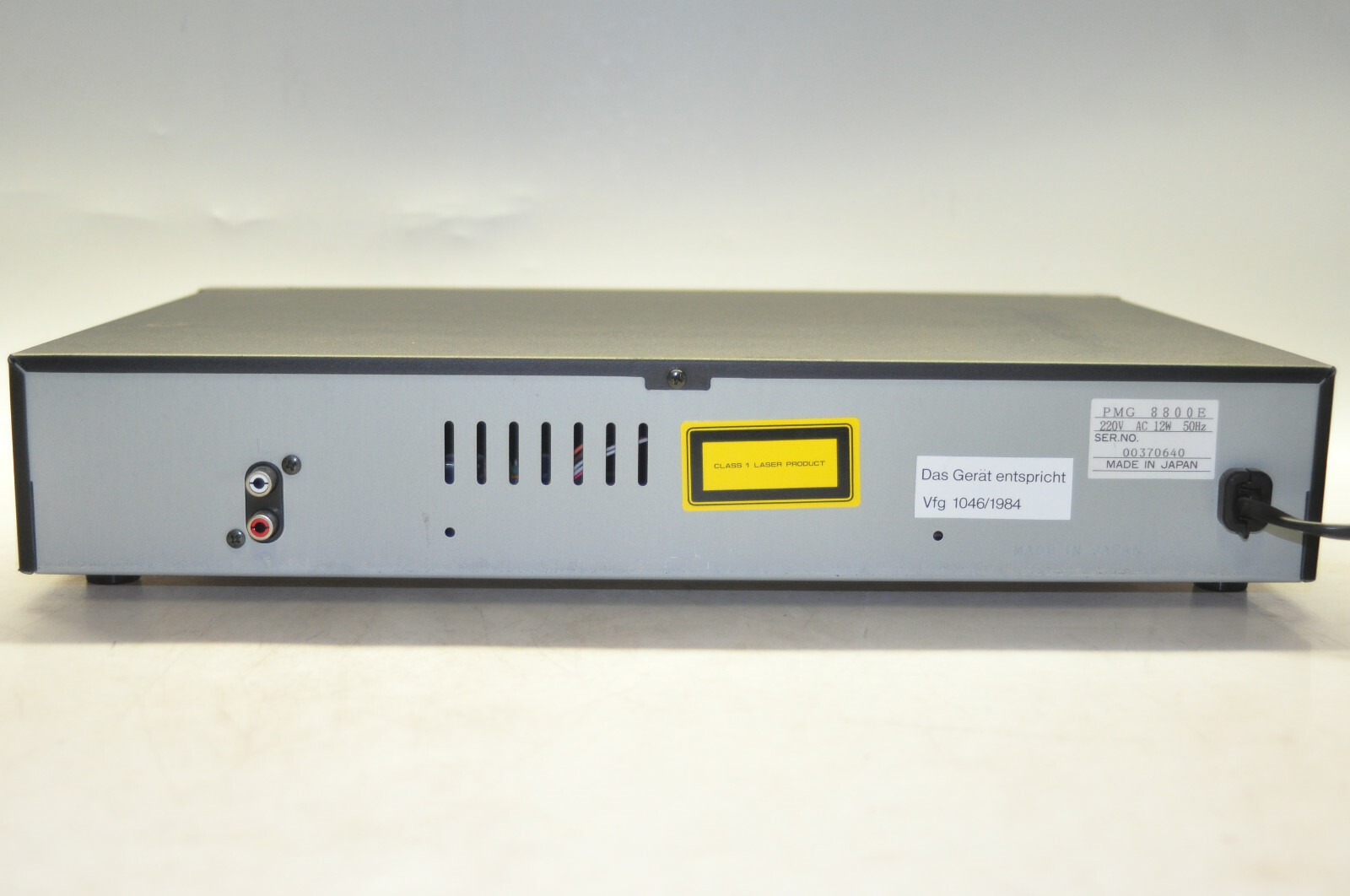 PMG 8800 E Digital Audio Compact Disc Player HiFi CD Spieler 8800E ...