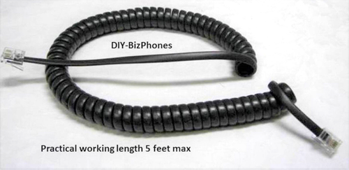 Avaya Gray (Black) 9Ft 9400 Series Phone Handset Cord Digital 9404 9408 ...