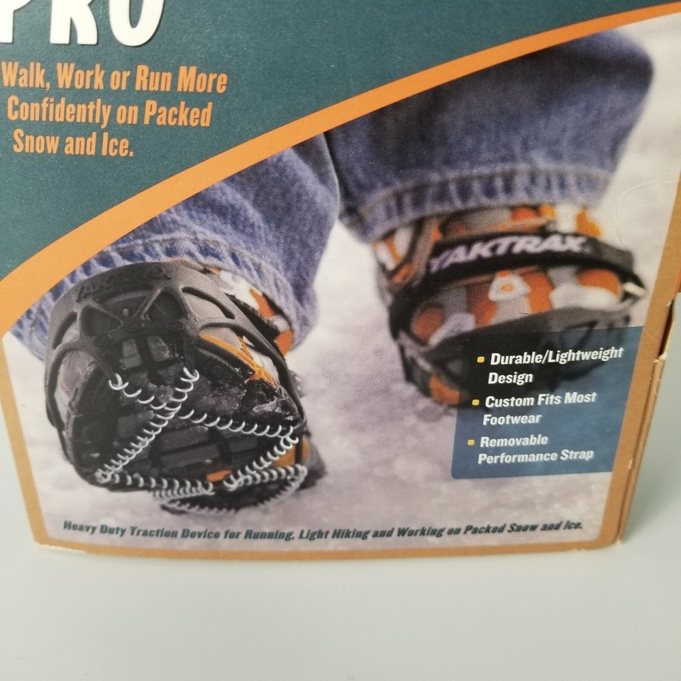 Yaktrax Pro Grips Traction: Built for Running, Light Hiking, Snow ...