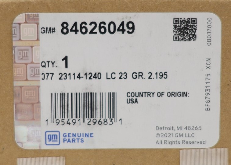 NEW OEM GM Object Sensor Module Kit 84626049 Chevrolet Impala 2014-2015 ...