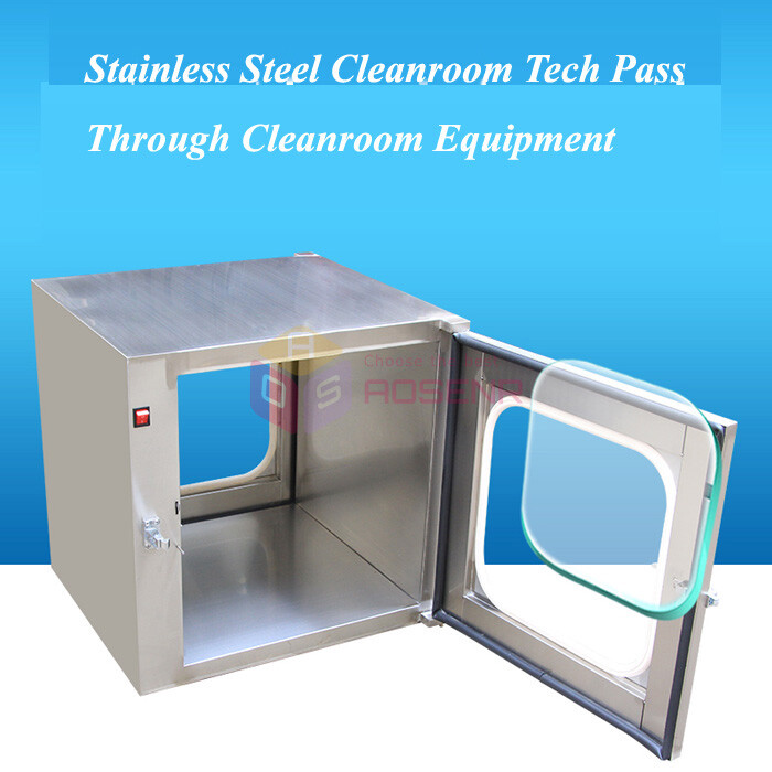 Stainless Steel Cleanroom Tech Pass Through Cleanroom Equipment 220V ...