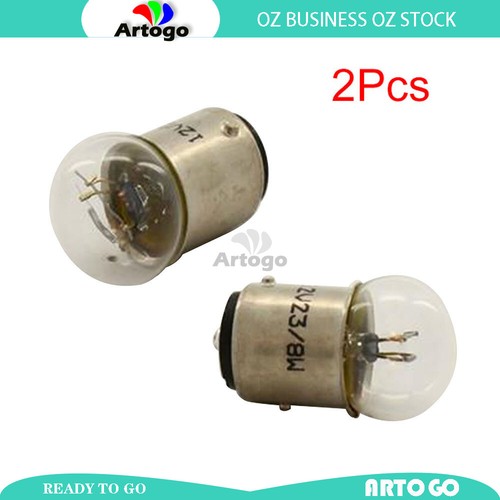 Pair 12 Volt Stop Tail Light Bulbs For Yamaha SR400 (Japan) 1978-1991 ...