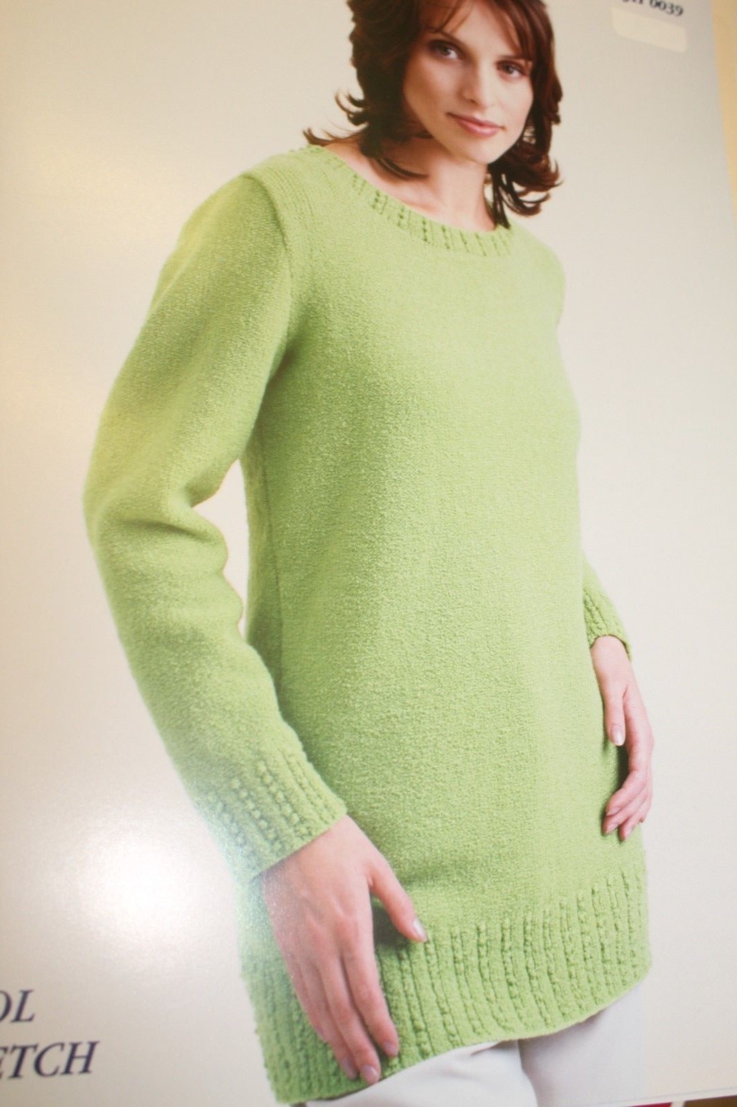 Jaeger Knitting Pattern JH0039 Wool Stretch Bobble Ridge Tunic 32-40 | eBay