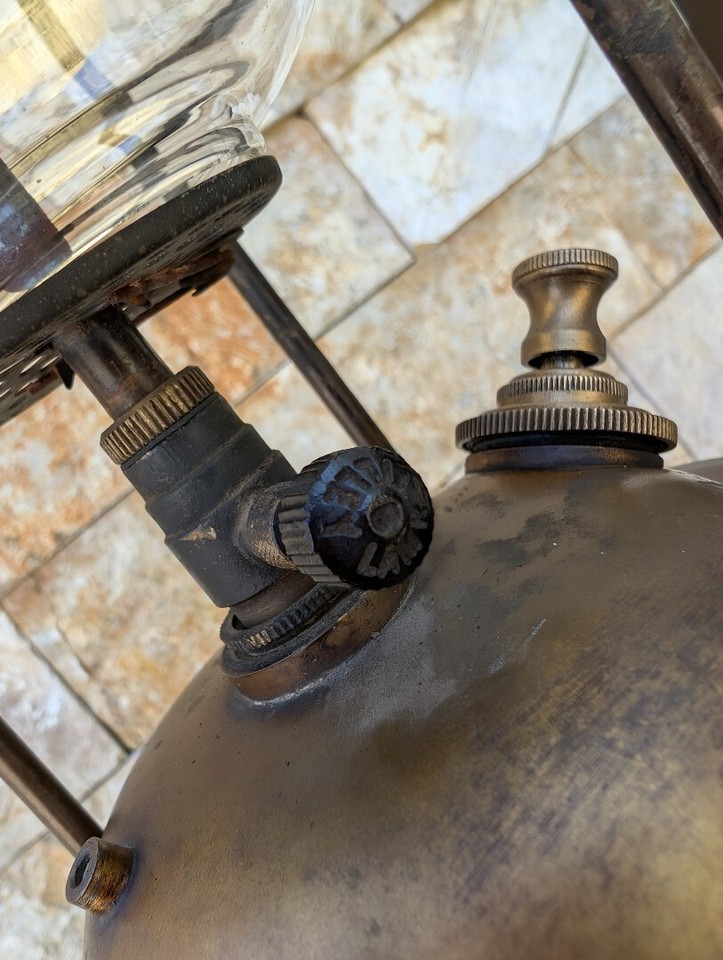 TILLEY X246 PORK PIE 1940s Durosil ENGLAND Kerosene Pressure Lantern ...