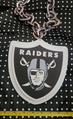 Las Vegas Raiders Oversized NFL Fan Chain Necklace Foam | eBay