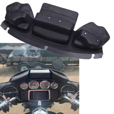Windshield Saddle 3 Pouch Bag For Harley Touring 2014-2019 Ultra ...