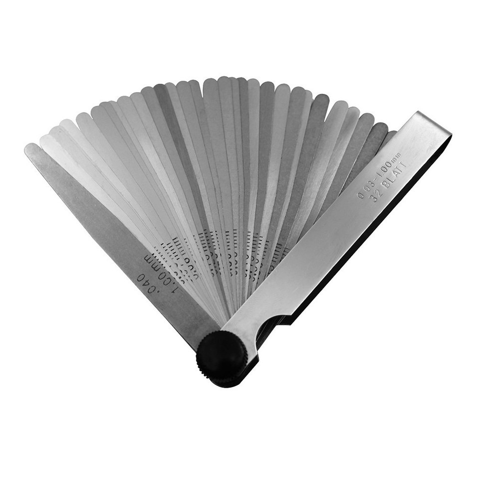0.03-1.00mm Feeler Gauge 32pc Auto Parts Feeler Gauge Set High Quality ...