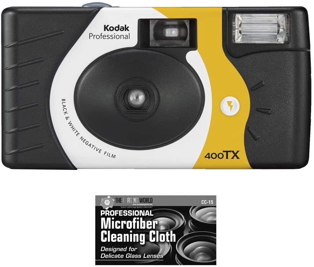 Bundle of Kodak Tri-X 400 Single-Use Flash Camera (27 Exposures) with ...