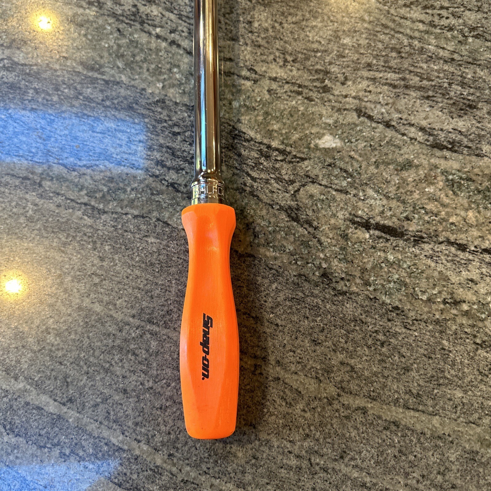 Snap On shlfd80a 1/2” drive hard handle long flex head ratchet orange25 ...