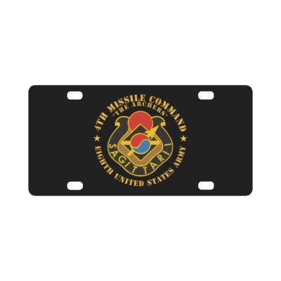 License Plate-Army - 4th Missile Command - The Archers - DUI | eBay