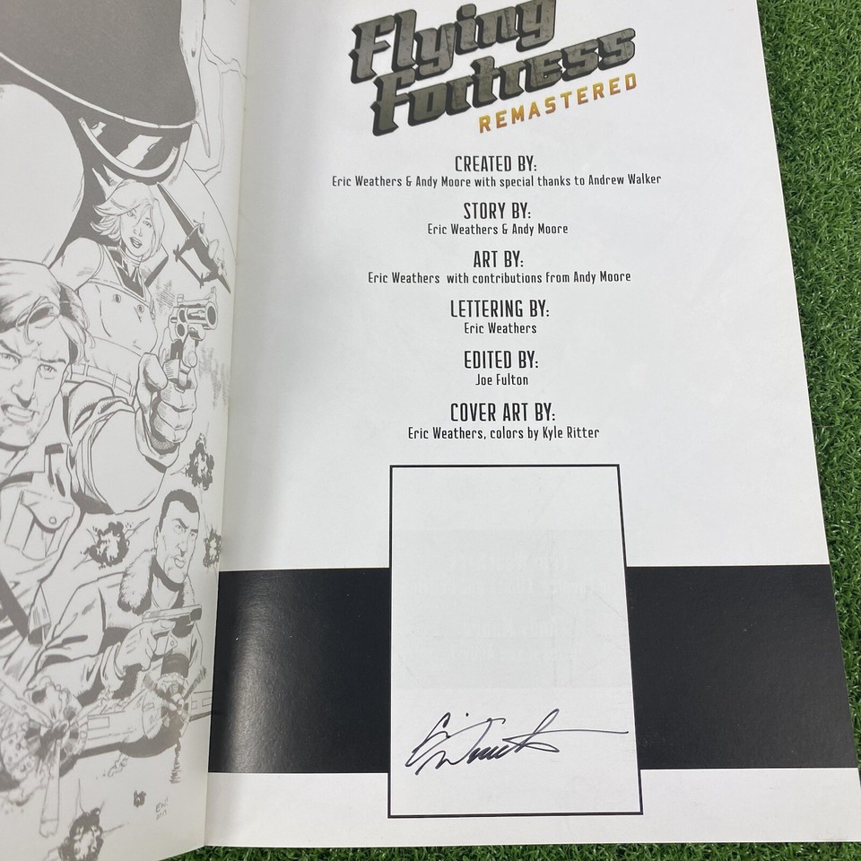 Flying Fortress Remastered Indiegogo Comic Graphic Novel Autograph Eric ...