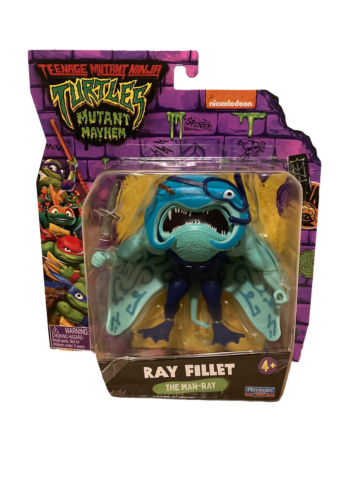 New 2024 TMNT Teenage Mutant Ninja Turtles Mutant Mayhem Ray Fillet ...