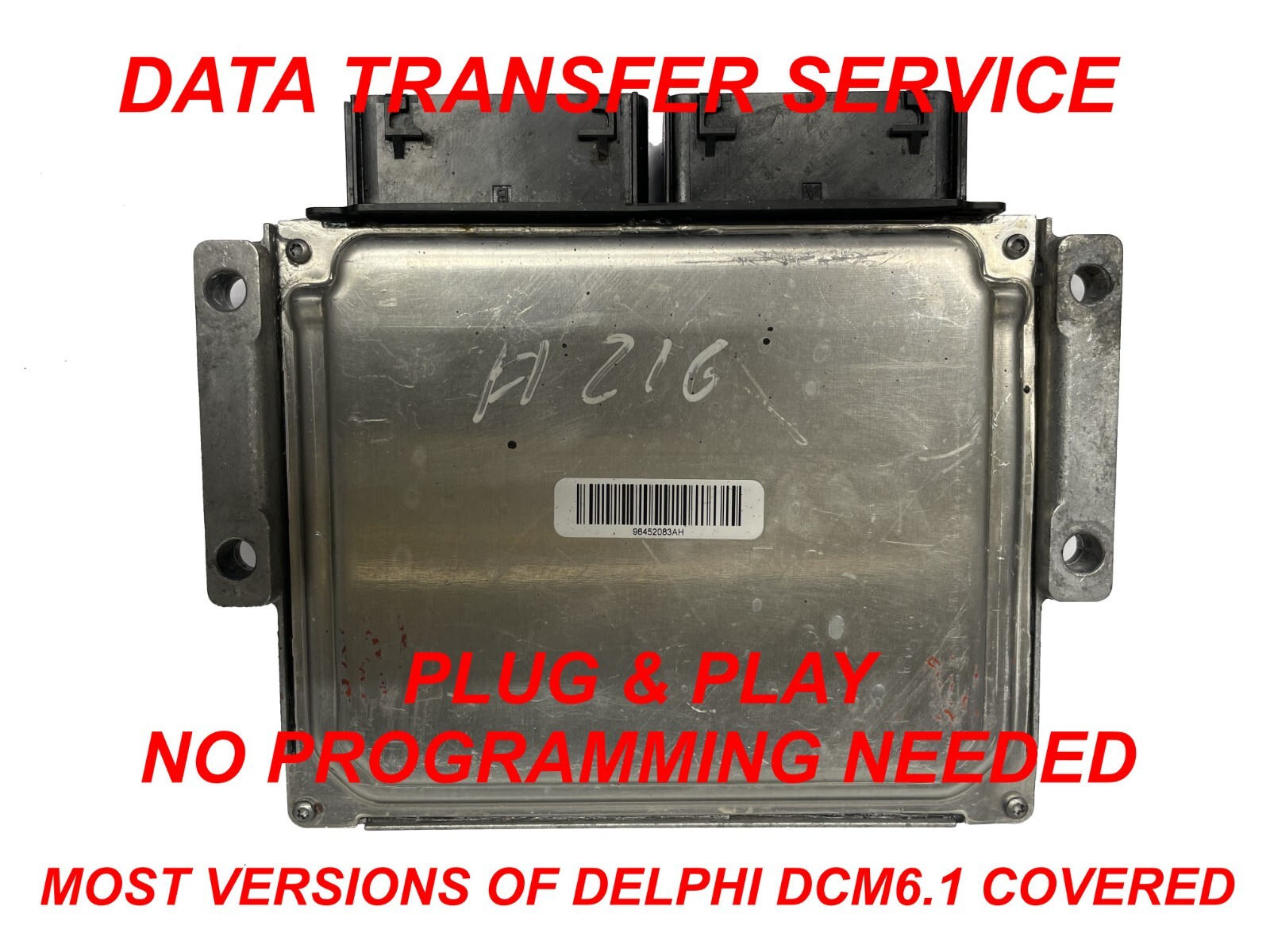 Ford Focus Delphi DCM6.1 ECU F1FA-12A650-CEH Cloning programming Plug ...