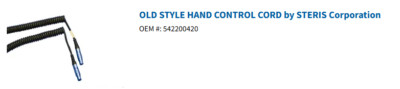 OLD STYLE HAND CONTROL CORD by STERIS Corporation | eBay