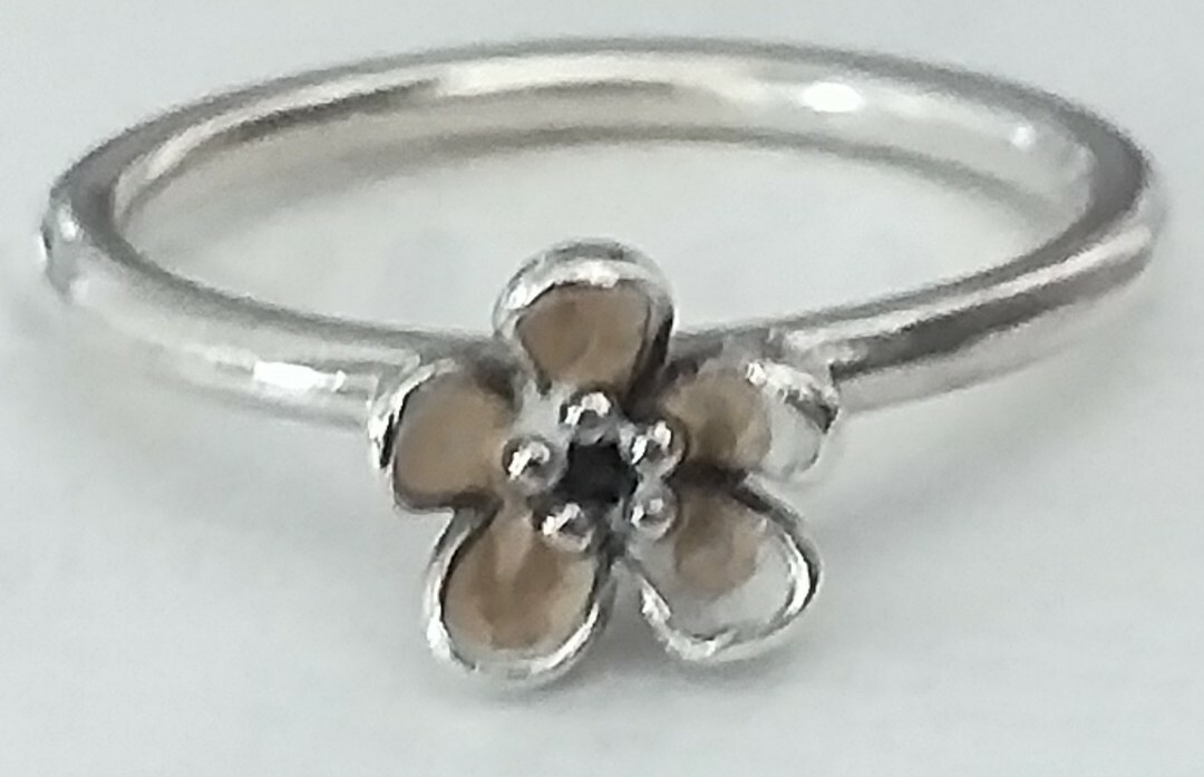 Pandora Ring, Size 54, Cherry Blossom Flower | eBay