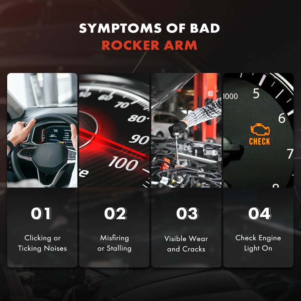 16x 17-4PH Roller Rocker Arms for Ford 302 351C Cleveland 460 1.73 ...