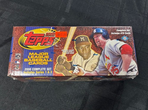 Topps 2000 MLB Baseball Cards Complete Set Series 1+2 Factory Sealed | eBay