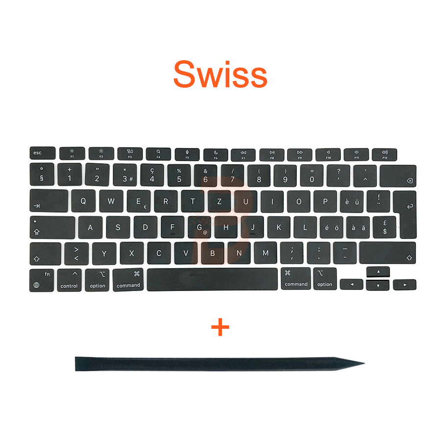 New Laptop Keycaps For Macbook Air 13" M1 A2337 Keys Key Cap Swiss ...