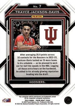 2023 Panini Prizm Draft Picks #7 Trayce Jackson-Davis | eBay
