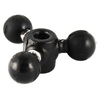 RAM Mounts Triple 1" Ball base, Mount multiple Devices at one RAM-B ...