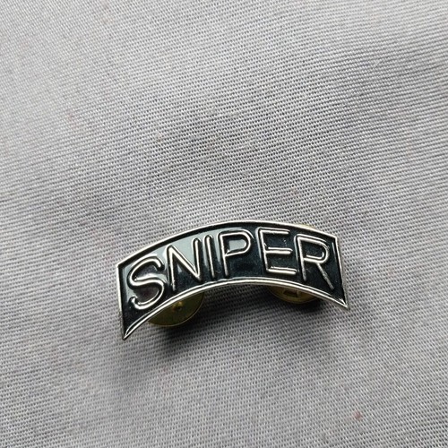 SNIPER Ribbon Rocker Metal Lapel Jacket Hat Pin | eBay