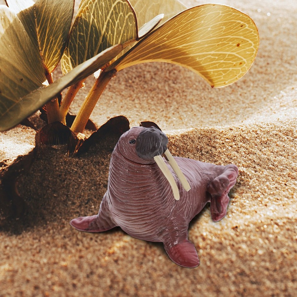 2pcs Simulation Sea Animal Decor Resin Mini Animal Figurine Simulation ...