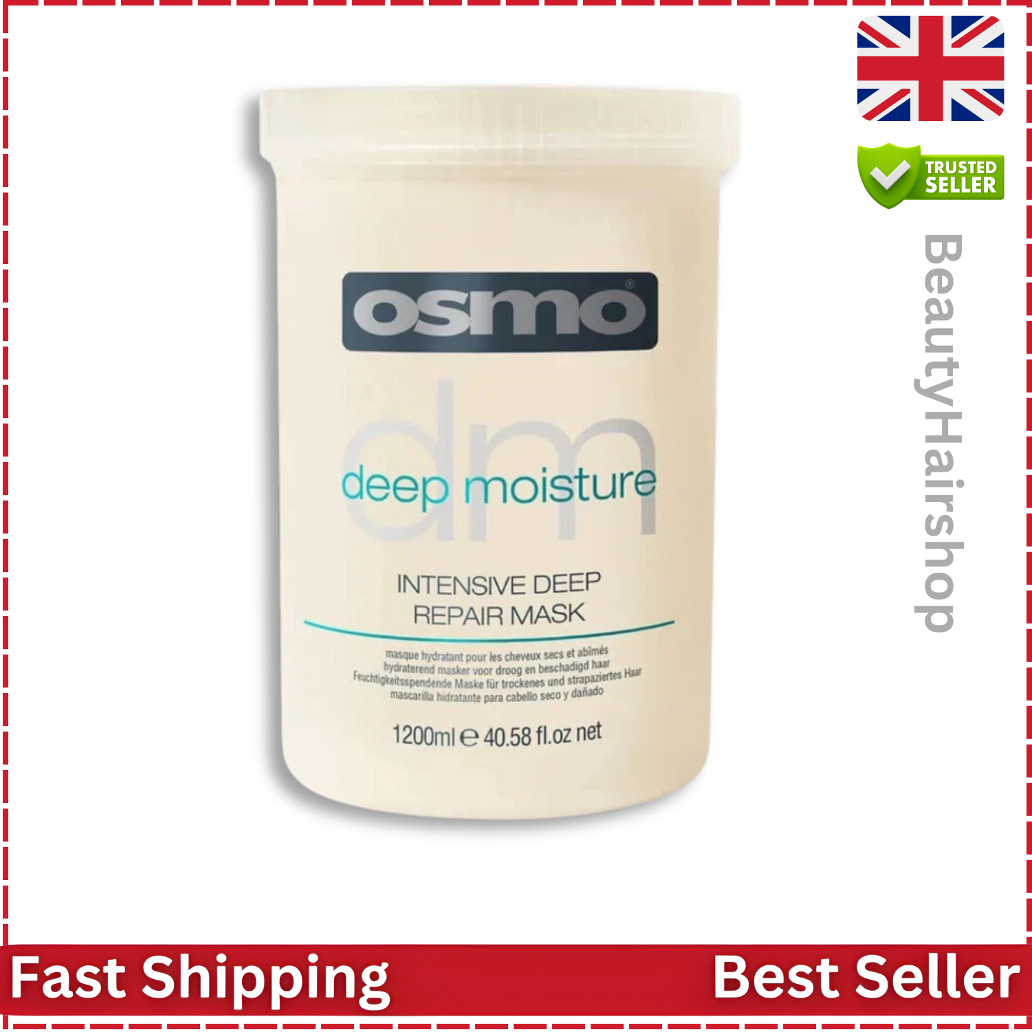 Osmo Deep Moisture Intensive Deep Repair Hair Mask 1200 ml-Deep ...