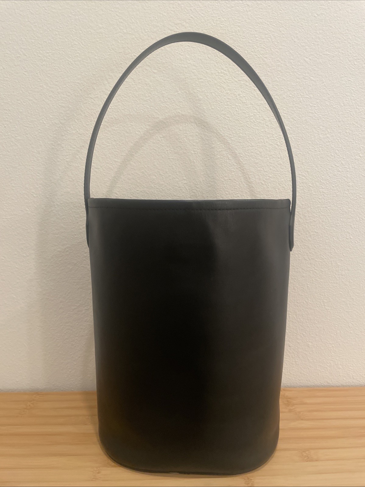 JCREW Leather Berkeley Bucket Bag Black - Gem