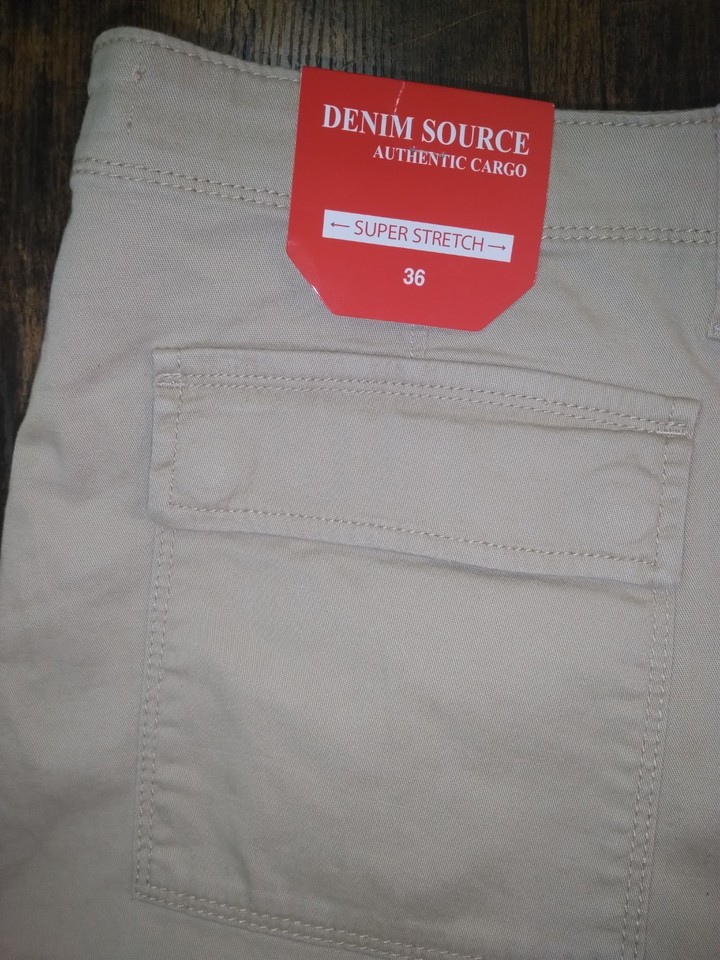Denim Source Brand Men's Cargo Shorts Size 36 Tan | eBay