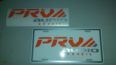 PRV AUDIO BRAZIL LICENSE PLATE + 1 STICKER HIGH QUALITY | eBay