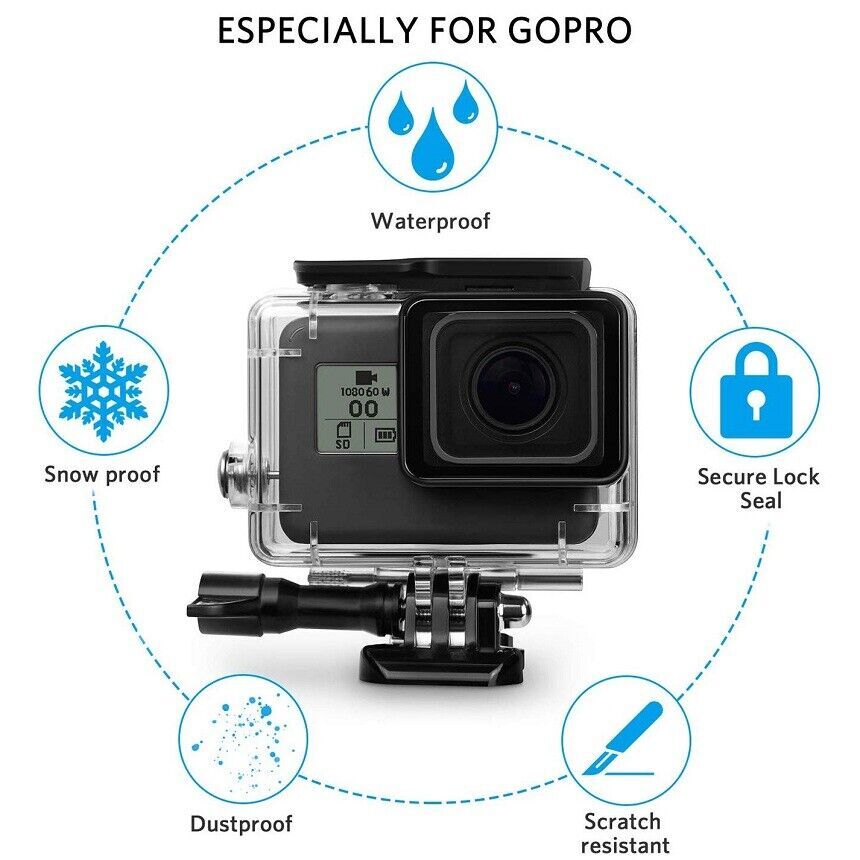 Protective Housing Waterproof Outside Case For GoPro Hero 4/Hero 3 ...