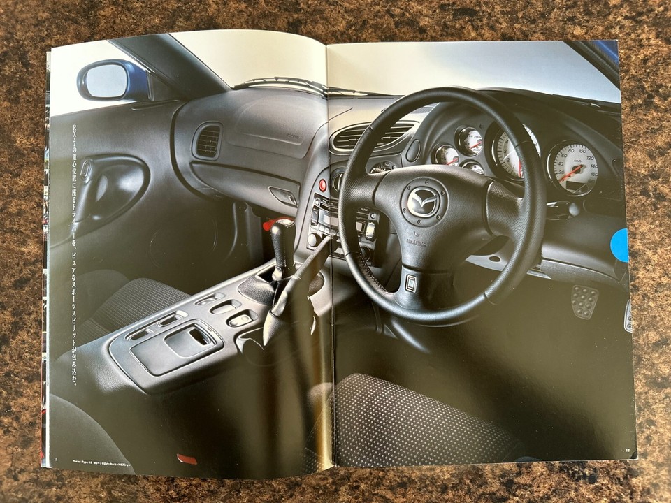 RARE JDM 2000 Mazda RX-7 RX7 FD3S Type RS Type R Type RB S/4AT Brochure ...