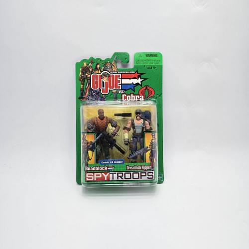 ROADBLOCK & RIPPER GI JOE vs Cobra Spy Troops Hasbro NIB G.I JOE | eBay