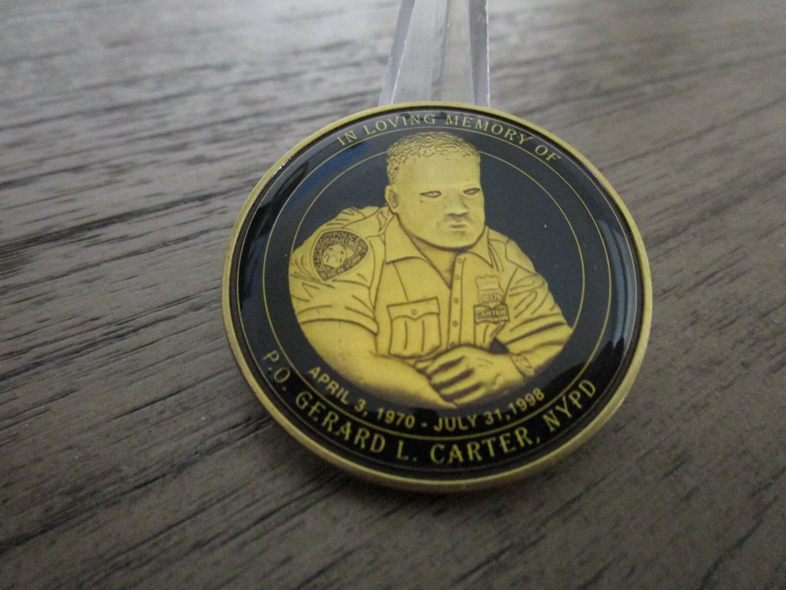 NYPD In Loving Memory EOW July 31.1998 Challenge Coin #539B | eBay