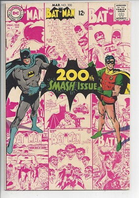 Batman #200 -VF- (7.5) 1968 -🦇Classic Neal Adams Cover🦇 | eBay