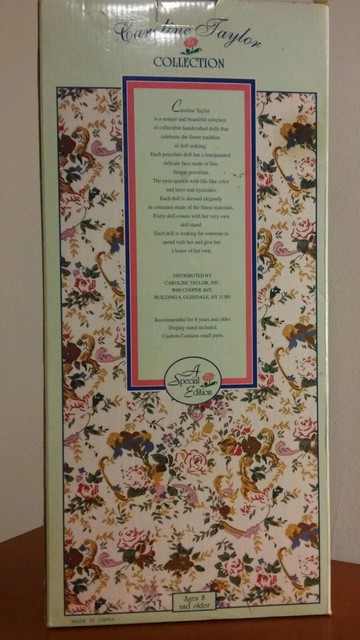 Caroline Taylor Collection a Special Edition 16" Porcelain Doll ...